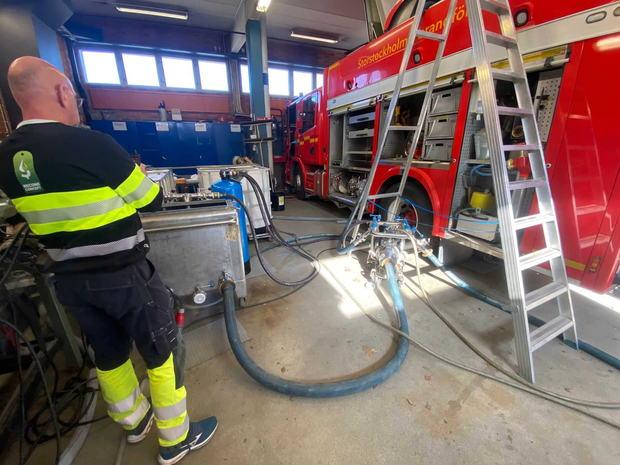 PFAS - Sanering och rengöring av PFAS i tankar - RecondConcept